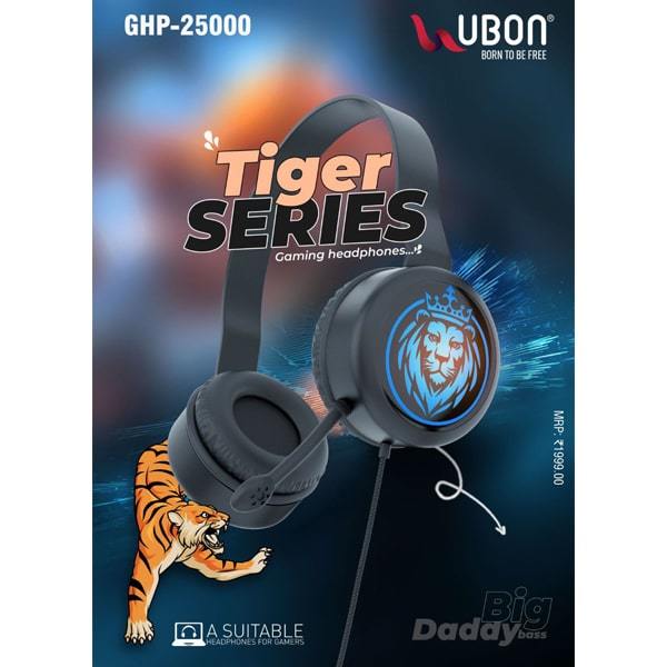 Buy Ubon GHP-25000 Tiger Series Gaming Headphones on EMI