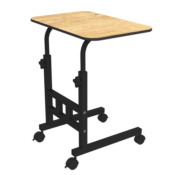 Buy Portronics My Buddy D Wood Multipurpose Movable & Adjustable Table ...