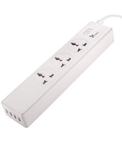Buy Syska Smart Extension Cord Model 304 White on EMI