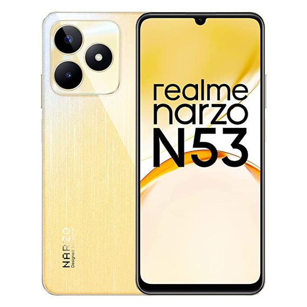Buy Realme Narzo N53 (6 GB, 128 GB, Feather Gold, 5000 mAh) on EMI