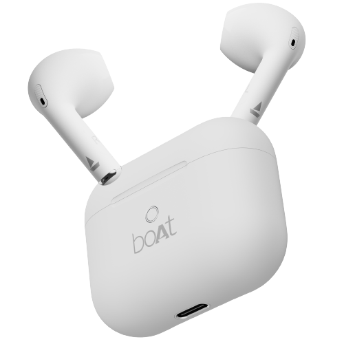 boAt Airdopes Alpha (Swedish White) on 0% EMI using UPI