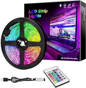 Buy MIRADH 3M 10Ft Rgb Led Strip Lights,Ip65 Waterproof Colored Usb Tv ...