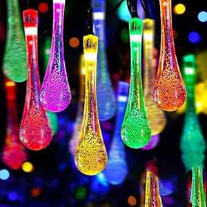 Buy MIRADH Water Drop LED String Lights - 10 Feet Fairy Lights with 14 ...