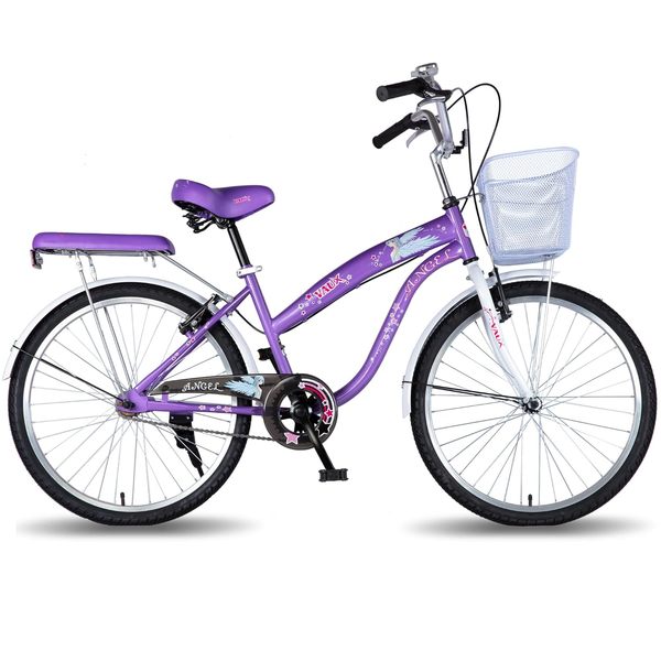 Buy Vaux Angel 24T Women Bicycle for Age Group 10+ Years with Heavyduty ...