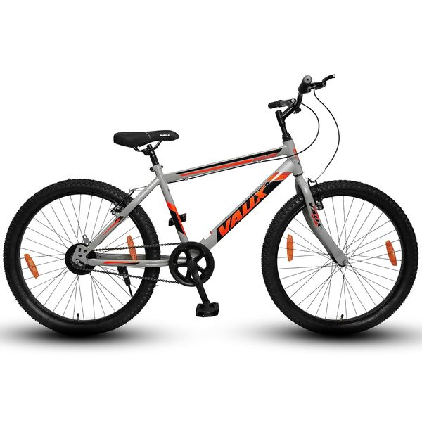 Buy Vaux Stallion 26T Cycle for Boys with Steel Frame, Single Speed MTB ...